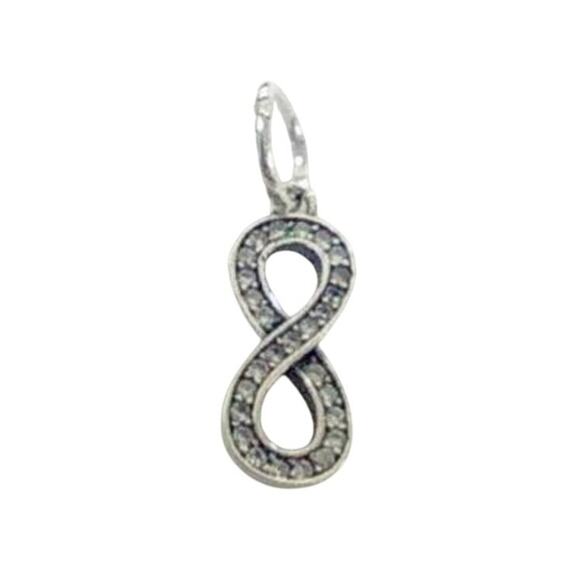 Pandora | Jewelry | Pandora Infinity Symbol Crystal Charm | Poshmark